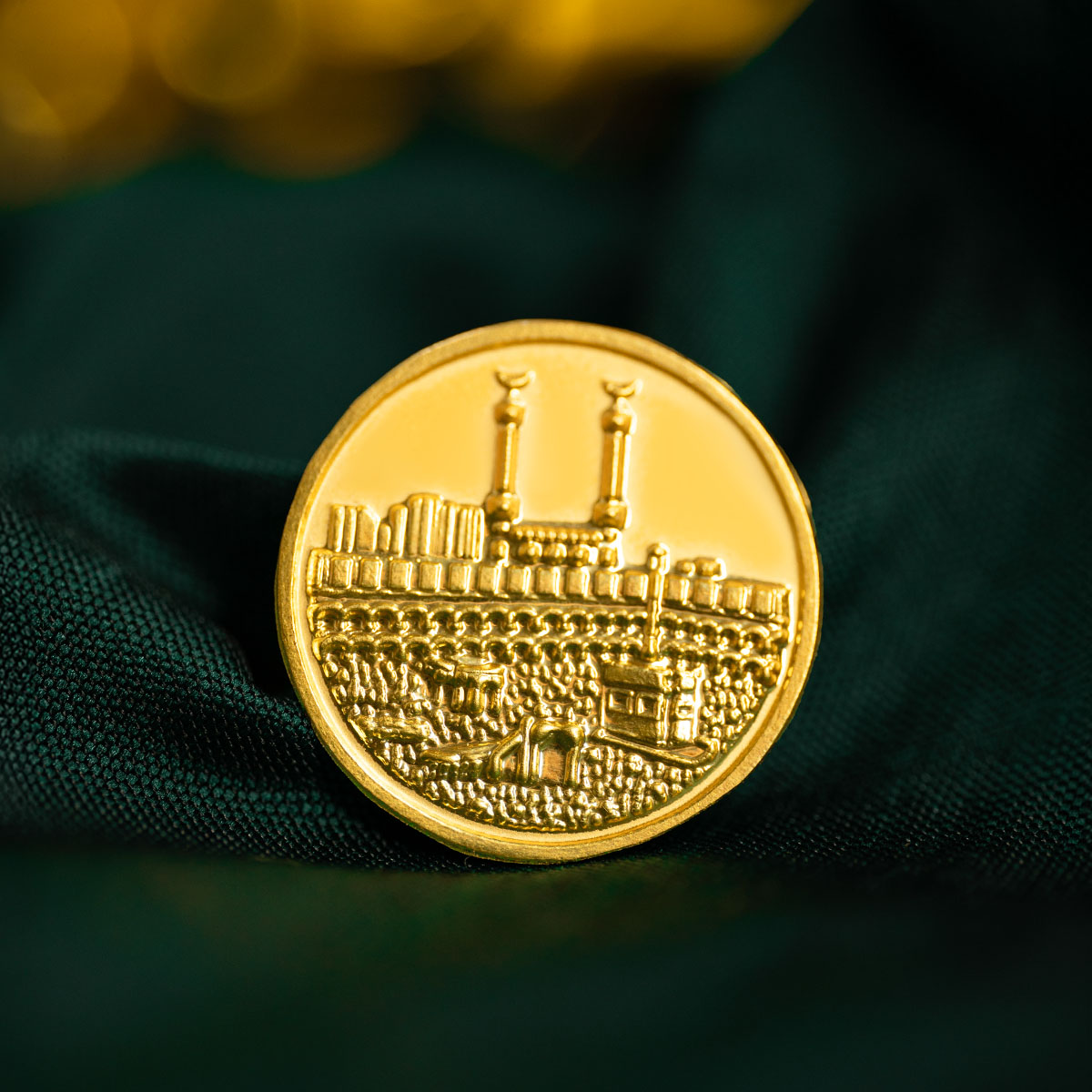 24KT 0.5gm Mecca Medina Gold Coin