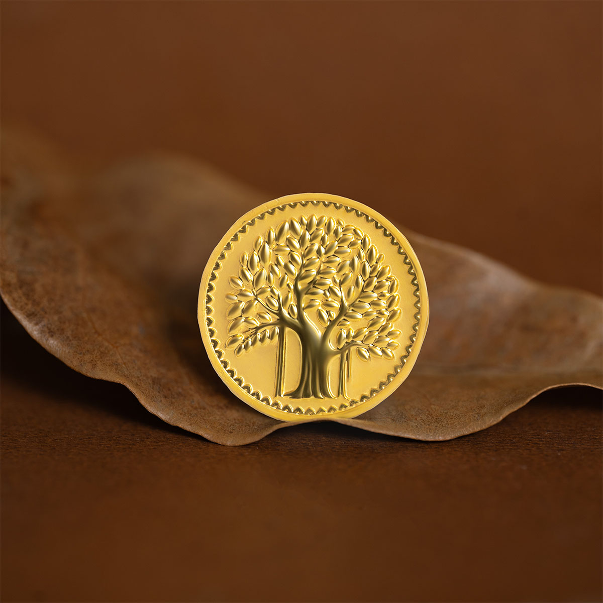 24KT Pure Gold Tree of Life Coin - 2 Gram