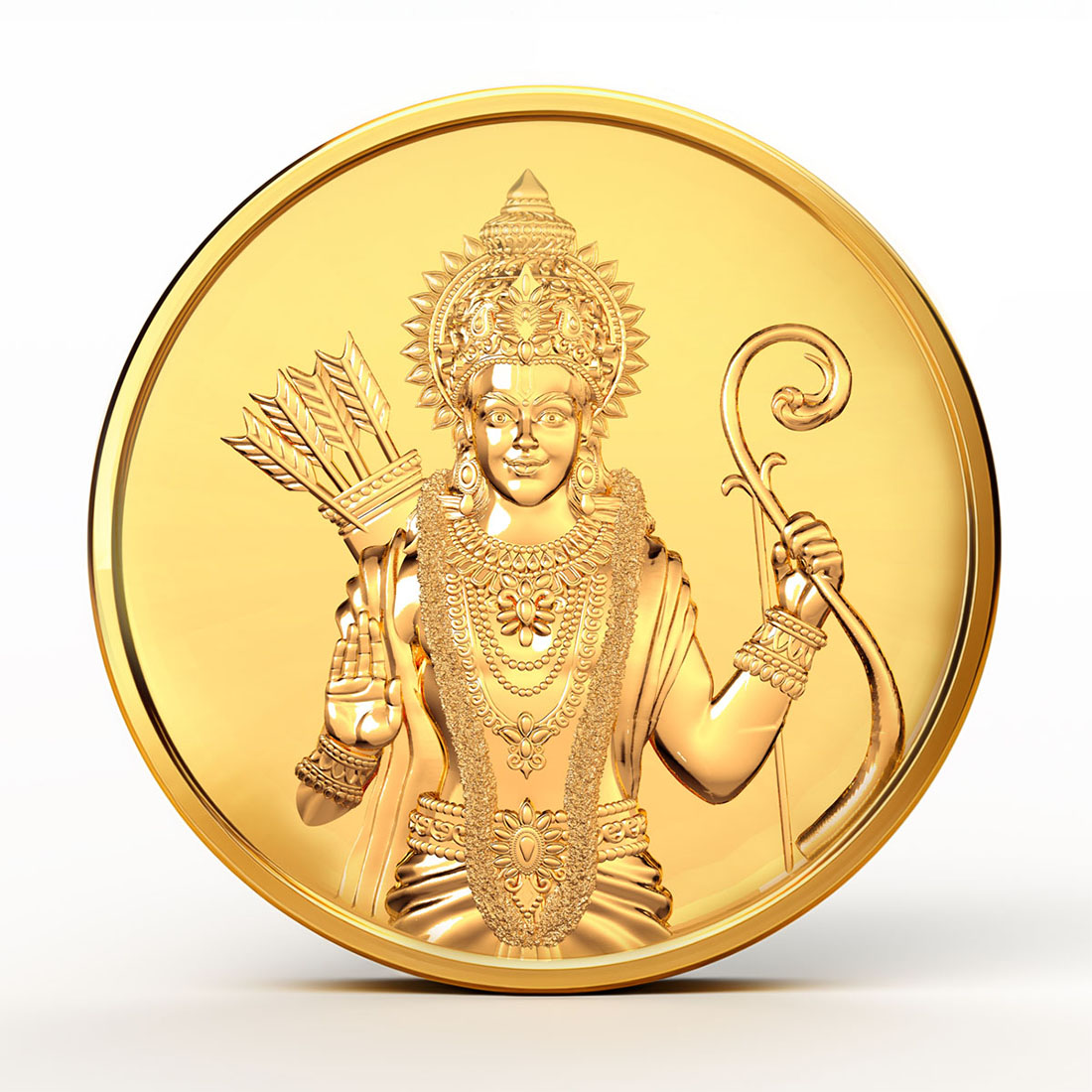 22KT 8 Gram - Shree Ram Gold Coin
